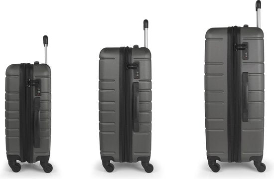 Gabol Suitcase Set - Zero - Cabin + Medium + Large travel suitcases ...